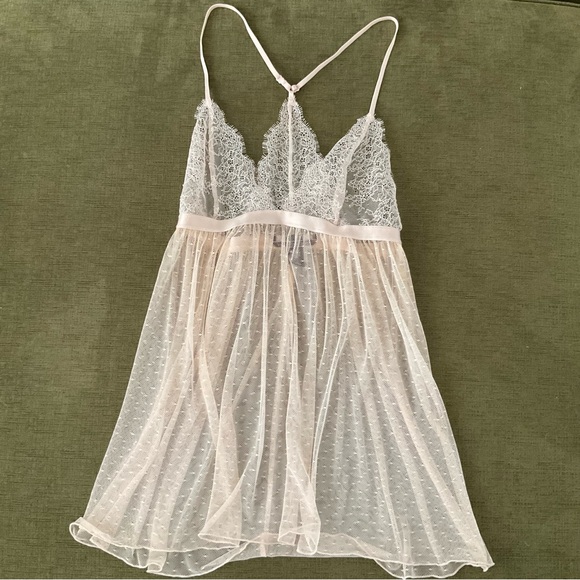 Victoria's Secret | Intimates & Sleepwear | Victorias Secret Sheer Lace ...
